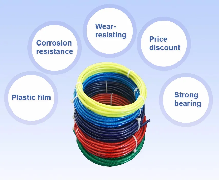 Durable Black Tpu Coated Wire Rope Gym Cable 6.0mm For Fitness - Buy ...