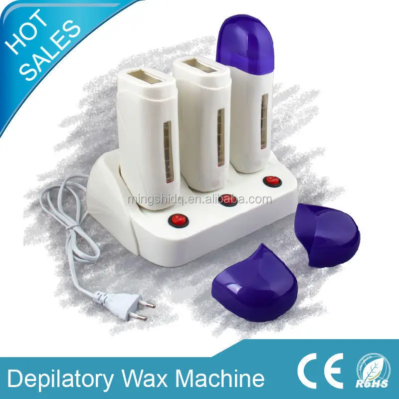 Three Wax Roller Cartridges Hot Home Use Depilatory Machine Wax Cream ...