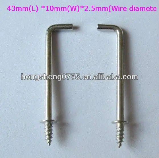 Metal L Shaped Screw Hook - Buy Screw Hook,L Type Screw Hooks ...
