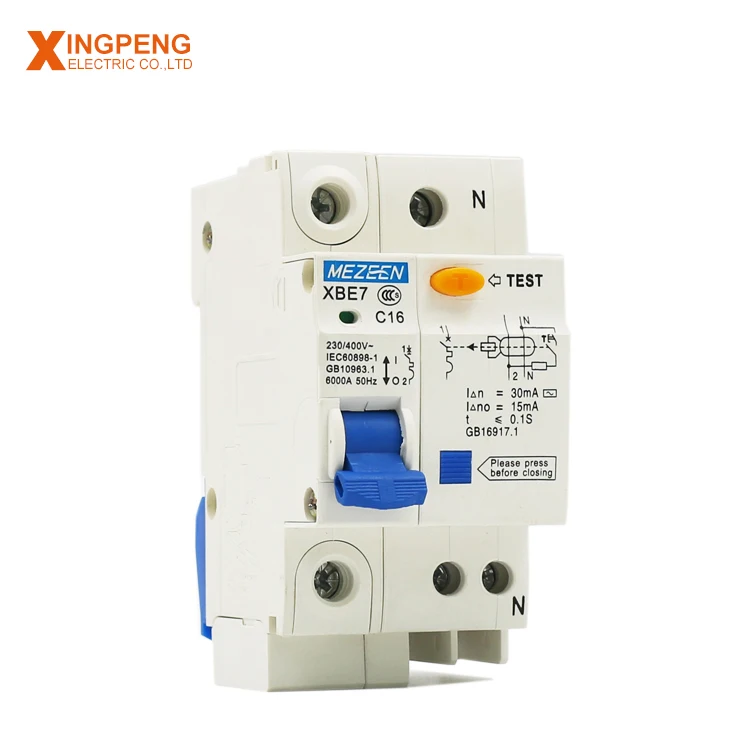 1p+n 2pole 10amp 10ma 30ma 100ma 300ma New Type Of Mini Residual ...