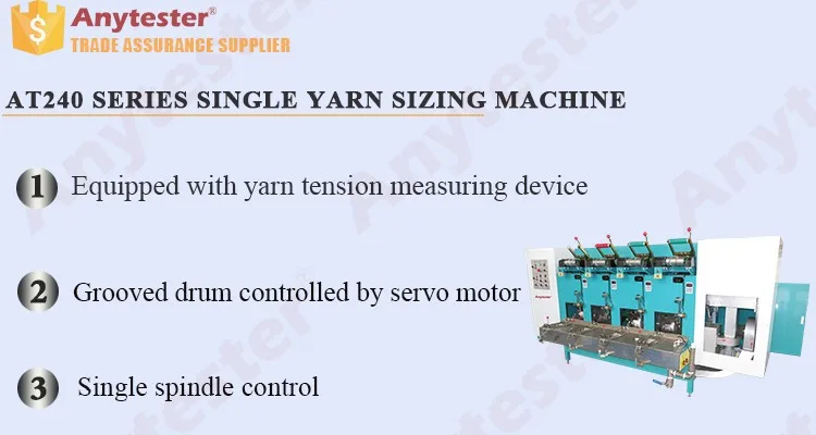 Single Yarn Sizing Machine Equipped With Yarn Tension Measuring Device ...