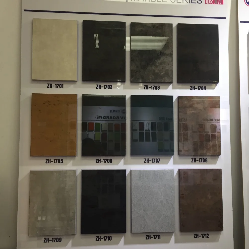 1220*2440*9mm Matt Marble Mdf For Wall Panel Decorative Material ...