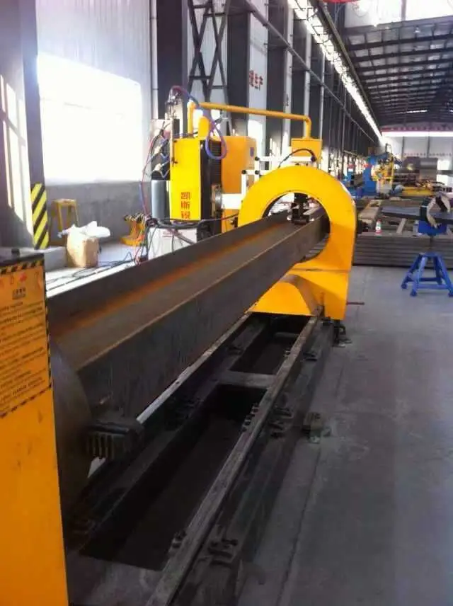 Robot H Beam Isteel Cutting Processing Coping Machine For Steel ...