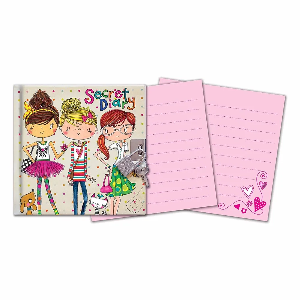 Stationery Diary Notebook With Lock And Key For Kids - Buy Notebook ...
