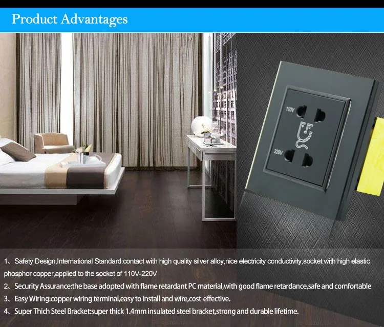 Hotel Shaver Wall Socket Razor Socket 110v/220v Plug With Transformer ...