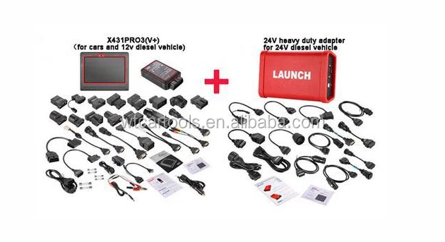 Launch X431 Heavy Duty Truck Diagnostic Launch V+ Hd Module Universal ...