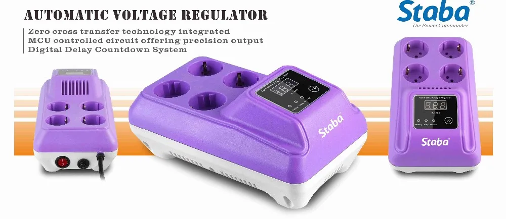 Portable Small Automatic Voltage Regulator 220v 1000w - Buy Automatic ...