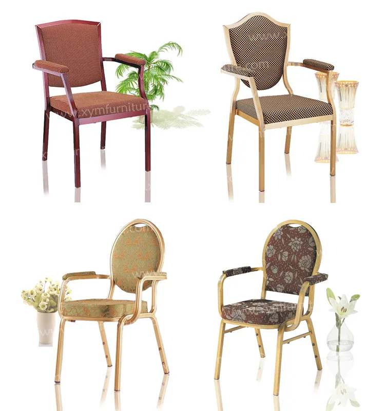 Stackable Arm Chair - Elegant Home Furniture & Durable Dining Armchair