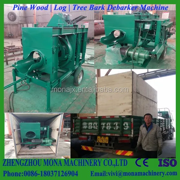 Efficient Wood Log Debarking - Mona Double Roller Machine