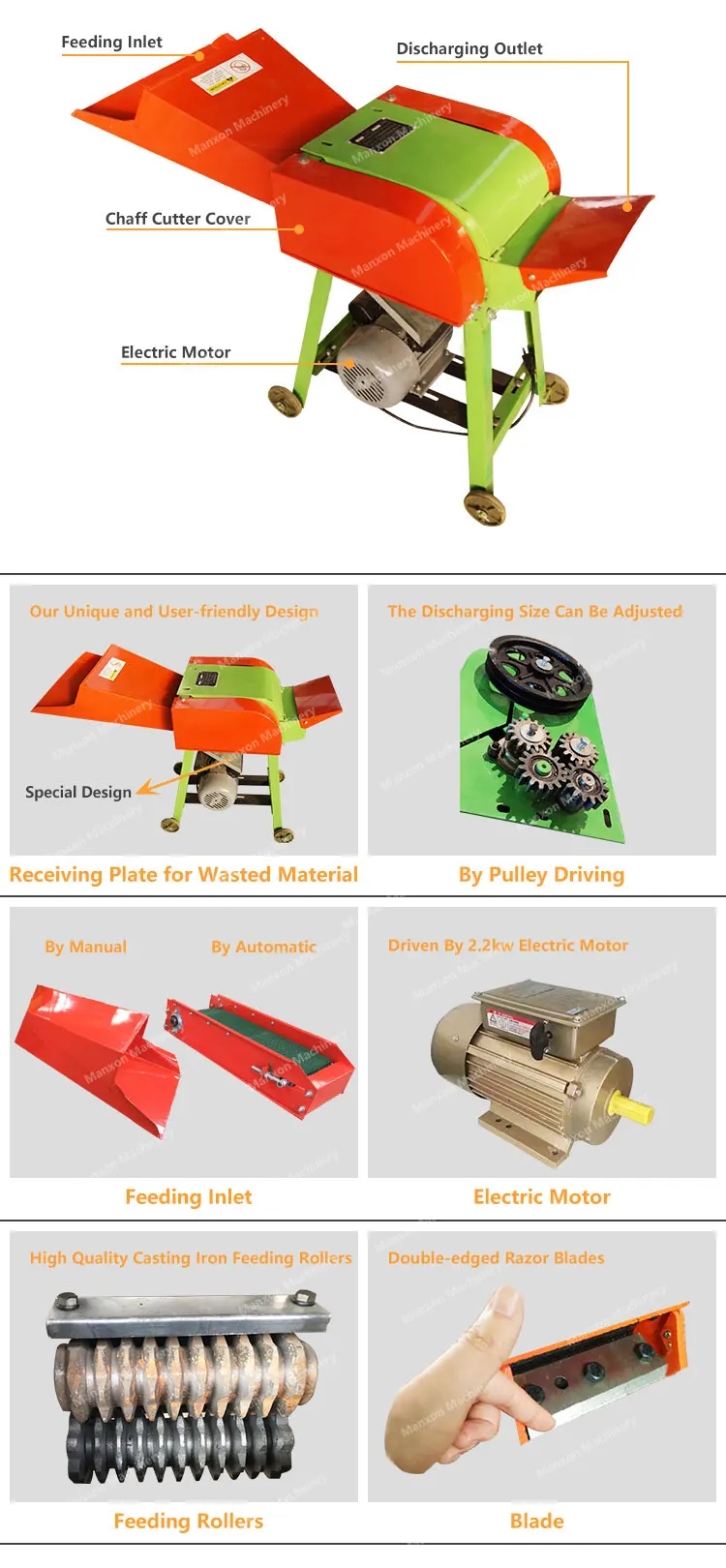 Manxor Machine - Efficient Animal Feed Cutting Solutions