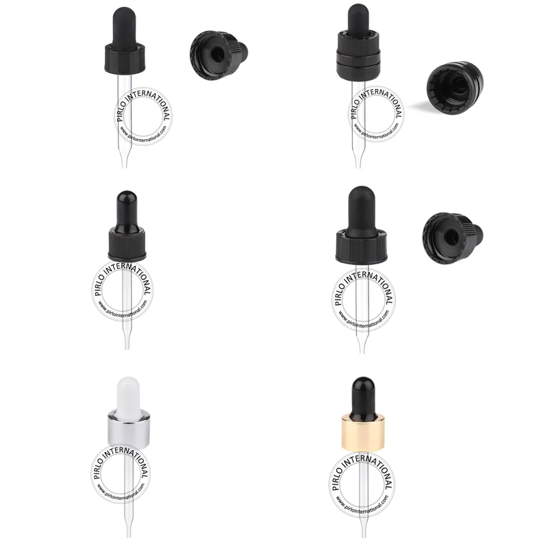 18mm Silver Color Aluminum Dropper Cap Essential Oil Perfume Serum Use ...