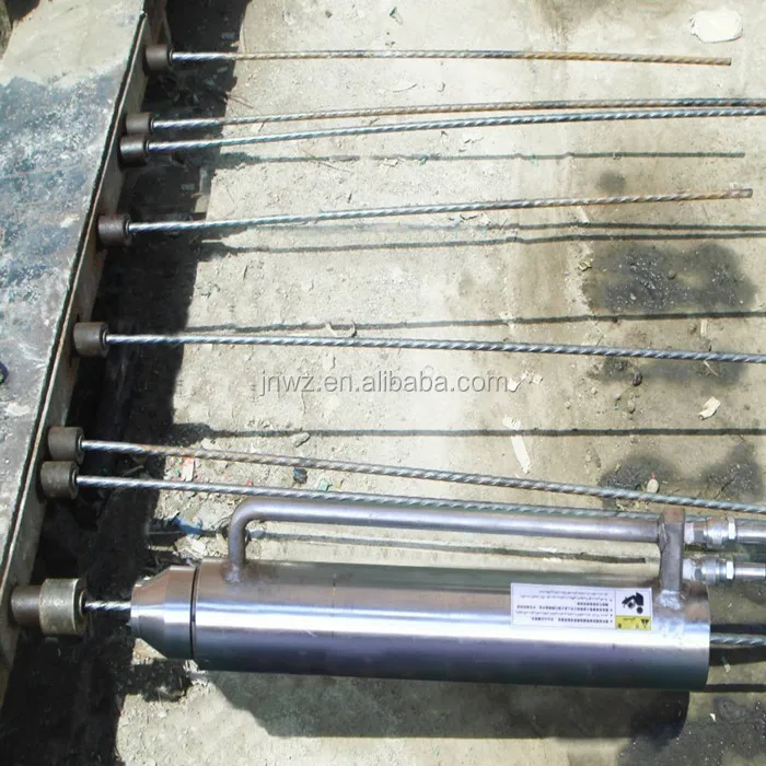 Prestressing Steel Wire Steel Cable Tension Machine For Concrete Wall ...