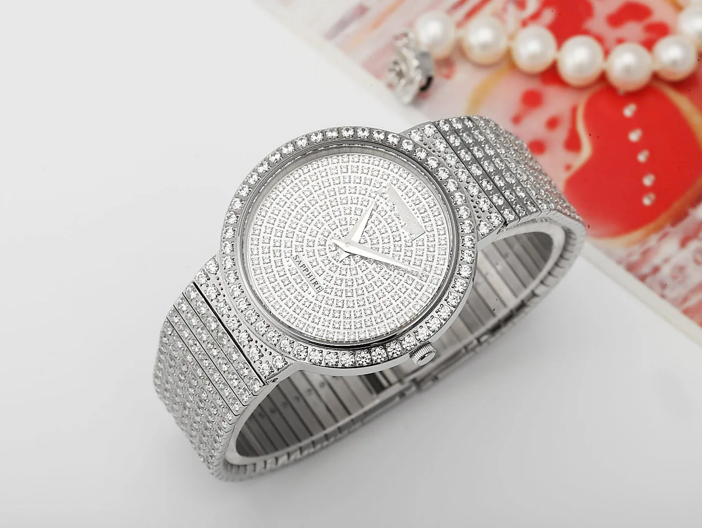 Shop Our New Arrival Hip Hop Bling Bling Watch for Women