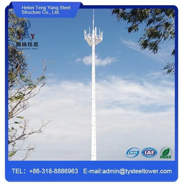 Guy Wire Tower Rohn Microwave Antenna Radio Tower - Buy Monopole ...