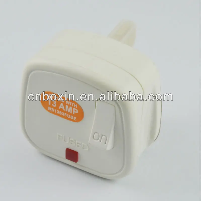 13a Plug Top Bs 3 Pin Type G England Saudi Arabia Dubai Singapore Qatar ...
