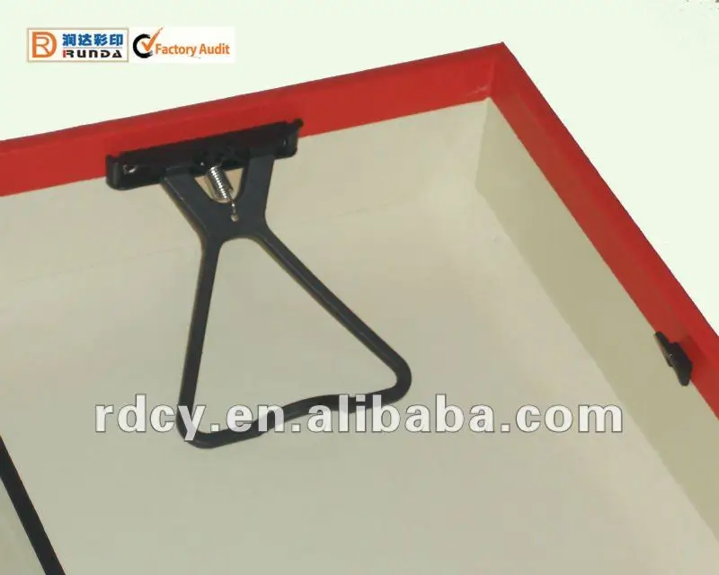 Popular Fc/a4 Rigid Box File With Plastic Clip And Finger Ring - Buy ...