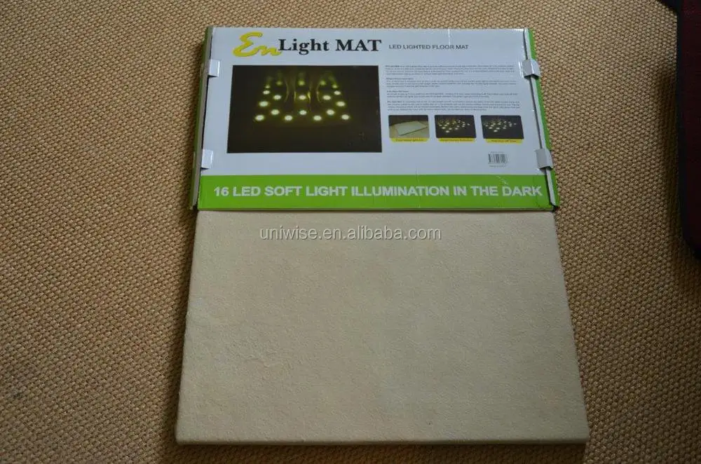 Factory Price Led Lighted Floor Mat,16 Led Soft Light Illumination In ...