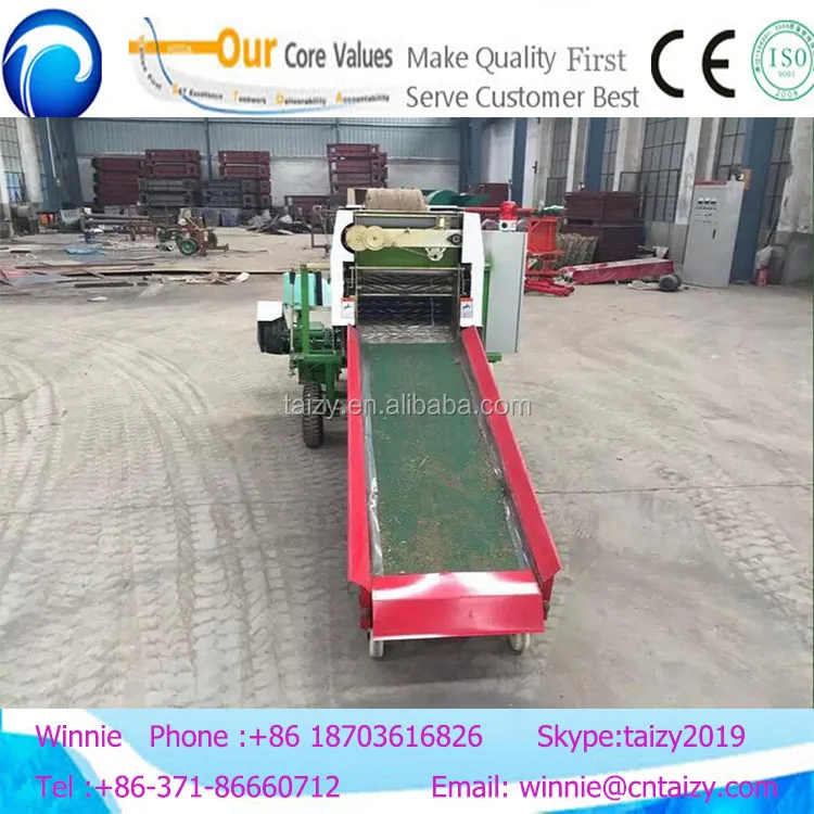 Mini Round Hay Baler Machine/hand Hay Baler For Sale/hay Cutting ...