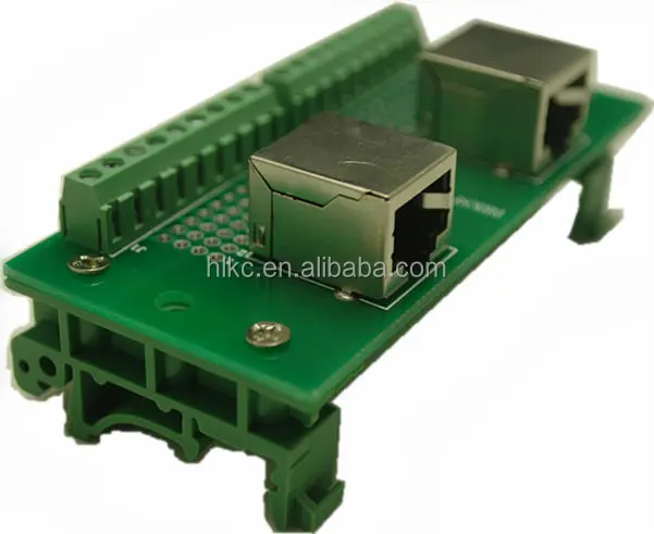 Rj45 Breakout Board With 2 Rj45 8p8c Jacks And 2 *8pins Terminal Blocks ...