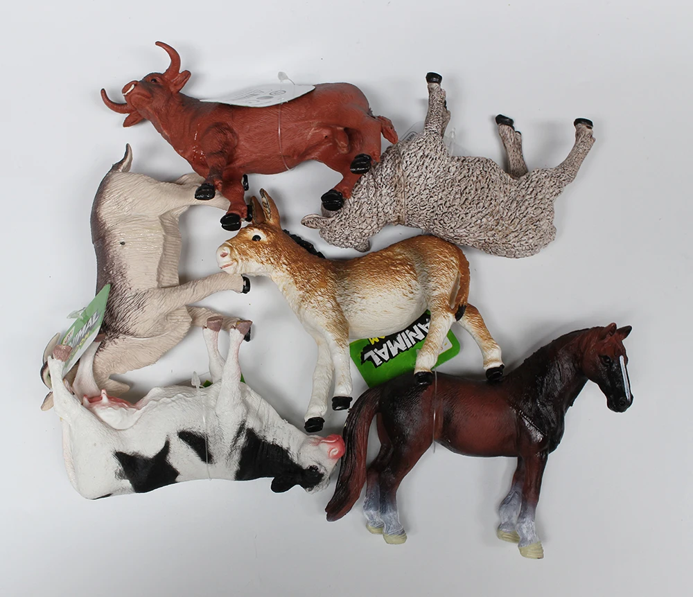 5.5 Inches Realistic Farm Animal Model Toy Cow Figure
