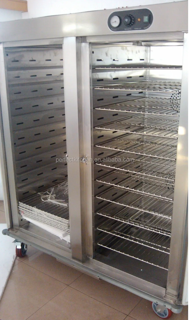 Double Doors Electric Food Warmer Trolley /hospital Food Warming ...