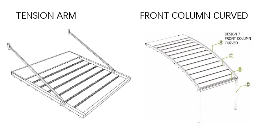 Retractable Remote Control System Sun Shade Balcony Terrace Cover Roof ...