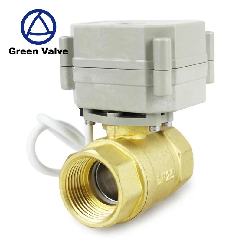 12v Electric Ball Valve , 2 Way Electric Ball Valve , Brass Electric ...