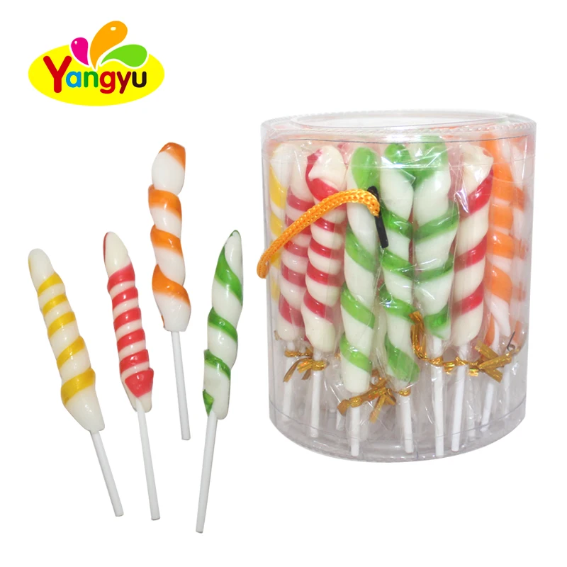 Colorful Twist Lollipop Stick Rainbow Lollipop Candy - Buy Hot Sell ...