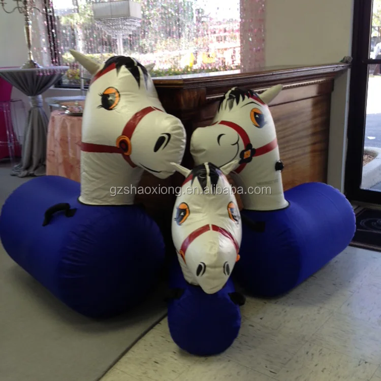 Best Price Funny Game Toy Inflatable Pony/horse Racing/bouncing Horse ...