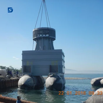 Concrete Caisson Moving And Launching Floating Pontoon - Buy Concrete ...