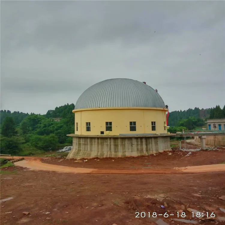 Aluminum Plastic Panel Space Frame Geodesic Dome Shed Roof House