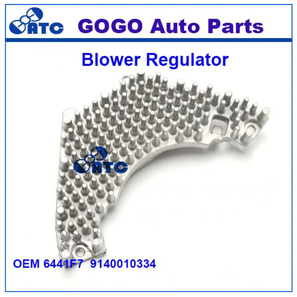 用于标致雪铁龙的鼓风机电机电阻器oem 6441f7 9140010334 6441.f7 9140010334，9790339680 ...