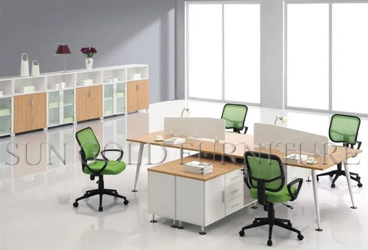 High End Modern Office Cubicles Workstation 3 Person Desk (sz-ws105 ...
