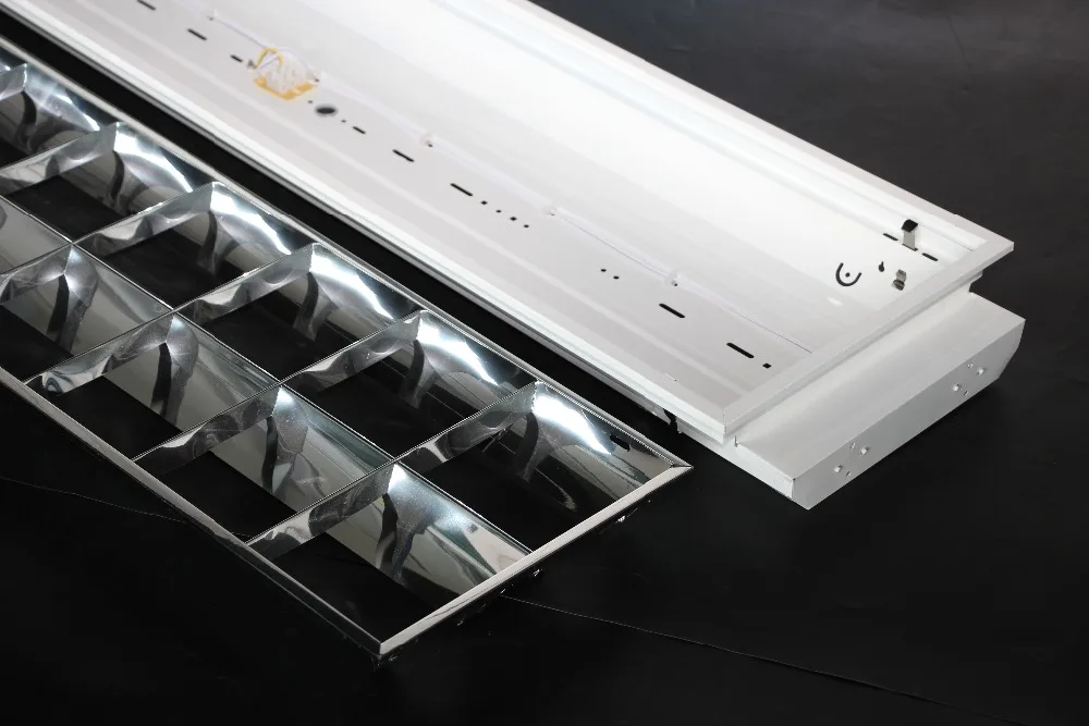 Iron & Aluminum LED Grid Lamp Louver 1200x600mm for Office Lighting