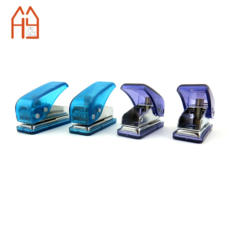 Fancy Colored Mini Single Hole Puncher For Office Stationery - Buy ...