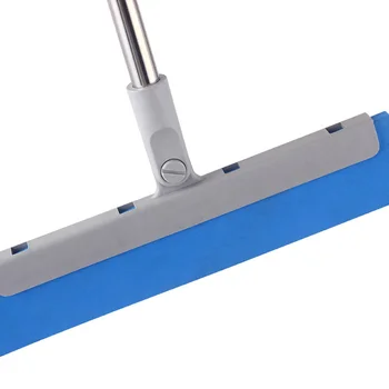 Hq0111 Blue Color Rubber Blade 12" Plastic Wiper With Stick - Buy ...