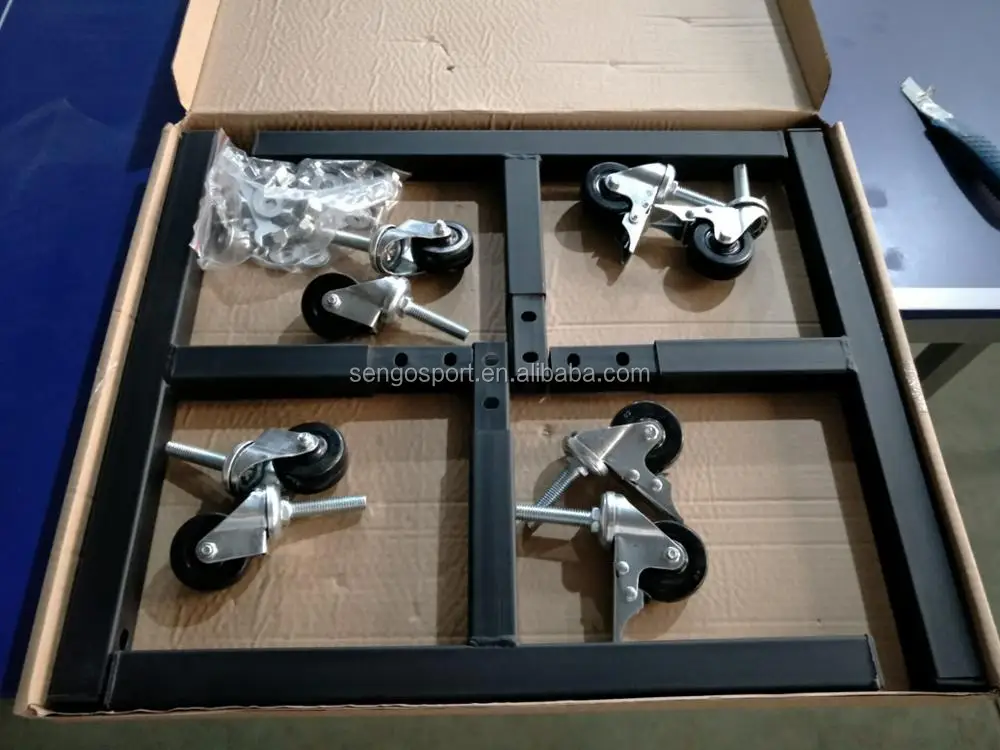 Folding Ping Pong Table With Wheels Portable Professional Compact ...