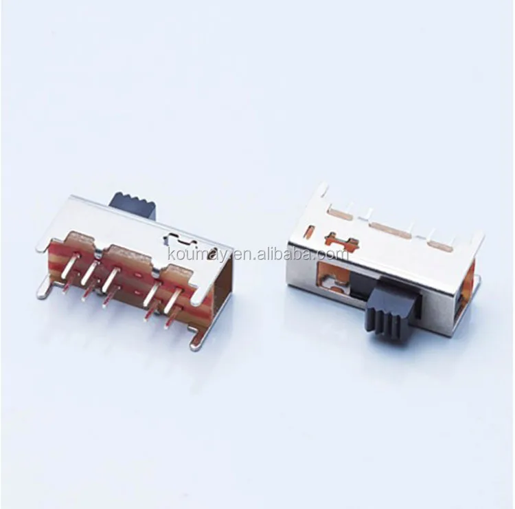 Koumay SS-24E02 Slide Switch - 2P4T, 0.5A, 50V, 10000 Cycles