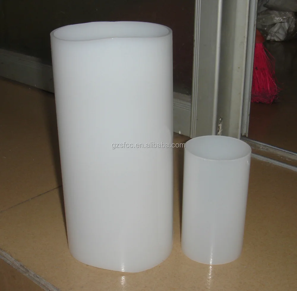 Milky Acrylic Tube,Large White Acrylic Tube,Milky White Plastic Tube ...