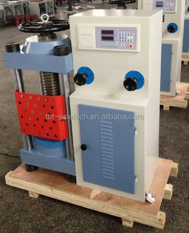Concrete Block Strength Compression Testing Machine