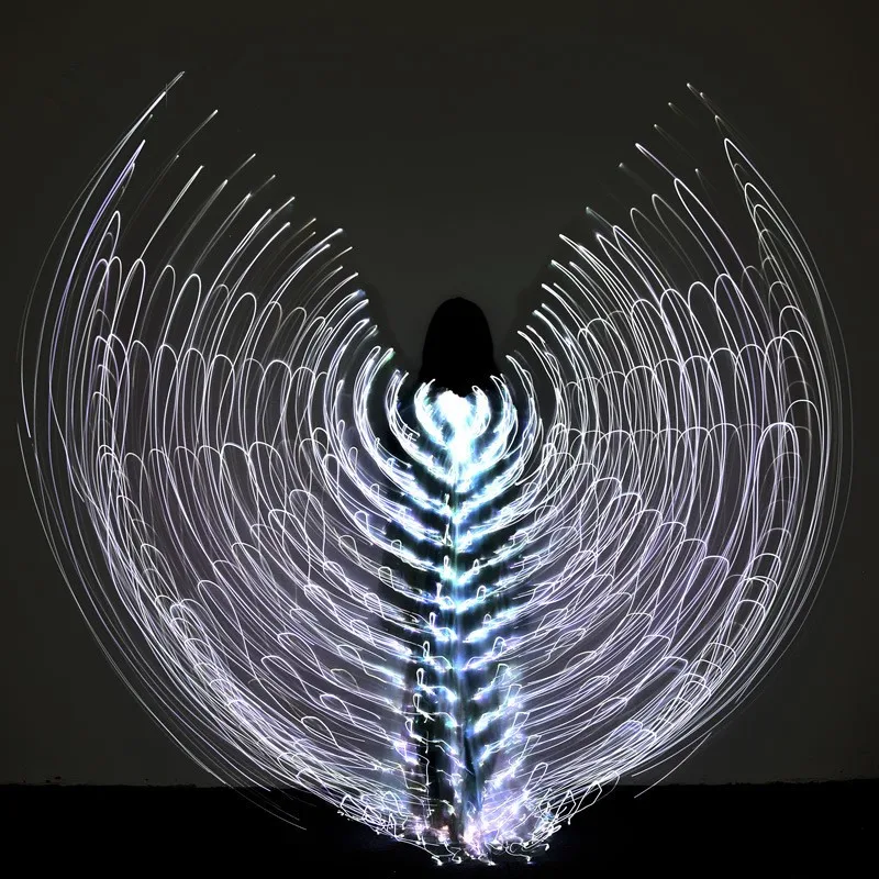 New Patent 360 Led Luminous Dance Wings Stage Performance Belly Dance ...