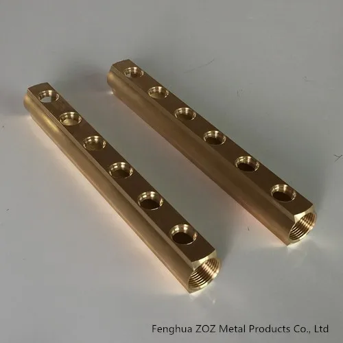 Brass Radiant Heat Manifolds Pipe - Buy Manifold Made Of Brass Bar ...