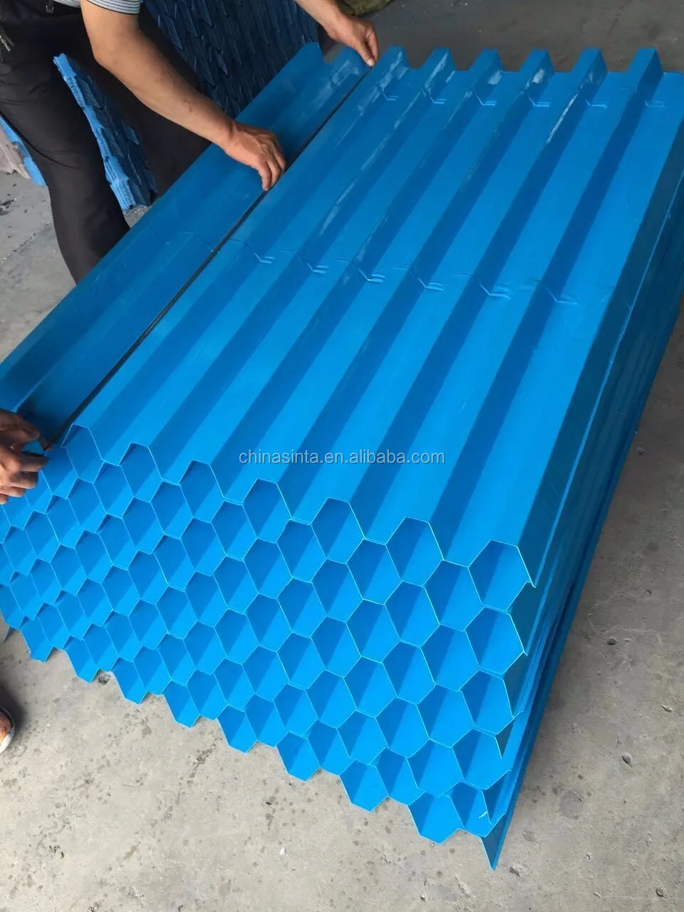 Pp Pvc Lamella Plate Clarifier For Waste Water Treatment - Buy Plate ...