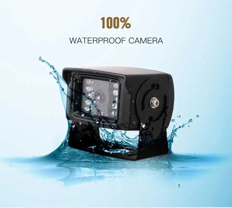 7inch Heavy Duty 24V Bus/truck Rear View Camera System