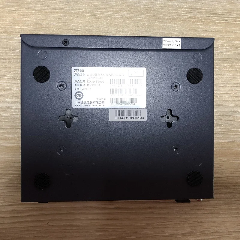 Brand New Black Metal Case Optical Network Terminal Zte F600g Gpon Onu ...