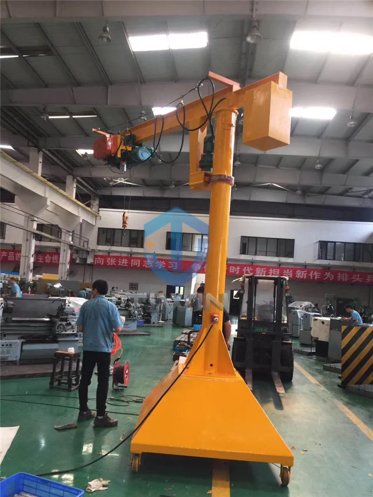 1000 Lb Mobile Jib Crane With Wheel - Buy 1000 Lb Jib Crane,1000 Lb ...