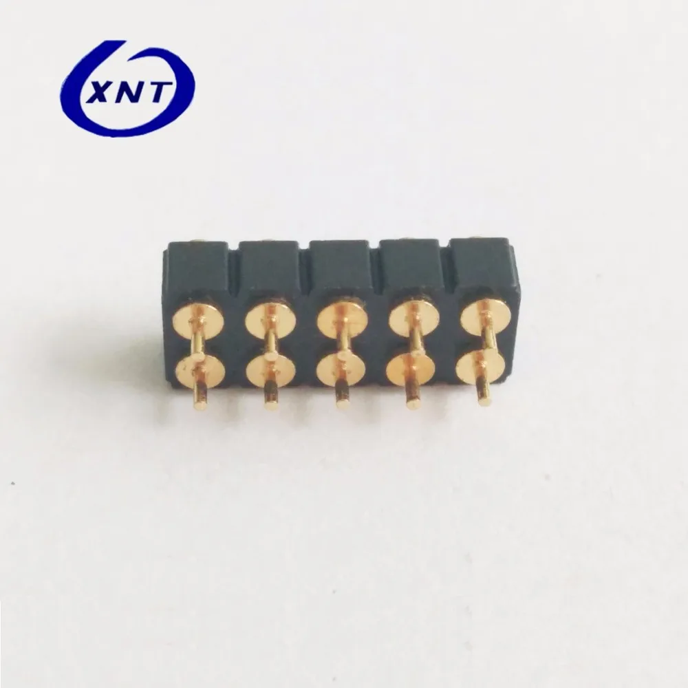 High Density 1mm Pitch Pogo Pin Connector,Compressed Height Less Than 1 ...