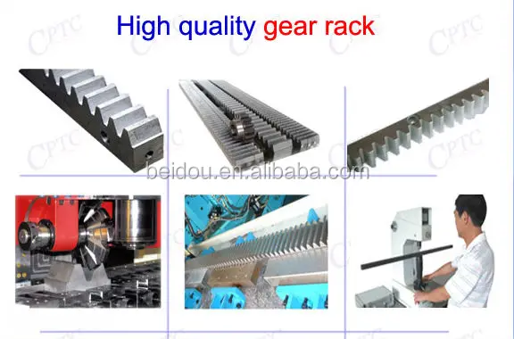 Stainless Steel / Aluminum / Metal Rack And Pinion Gears,Gear Rack For ...