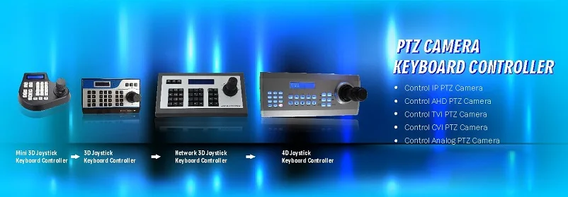 Cctv Intelligent 3d Mini Joystick Keyboard Controller For Security Ptz ...
