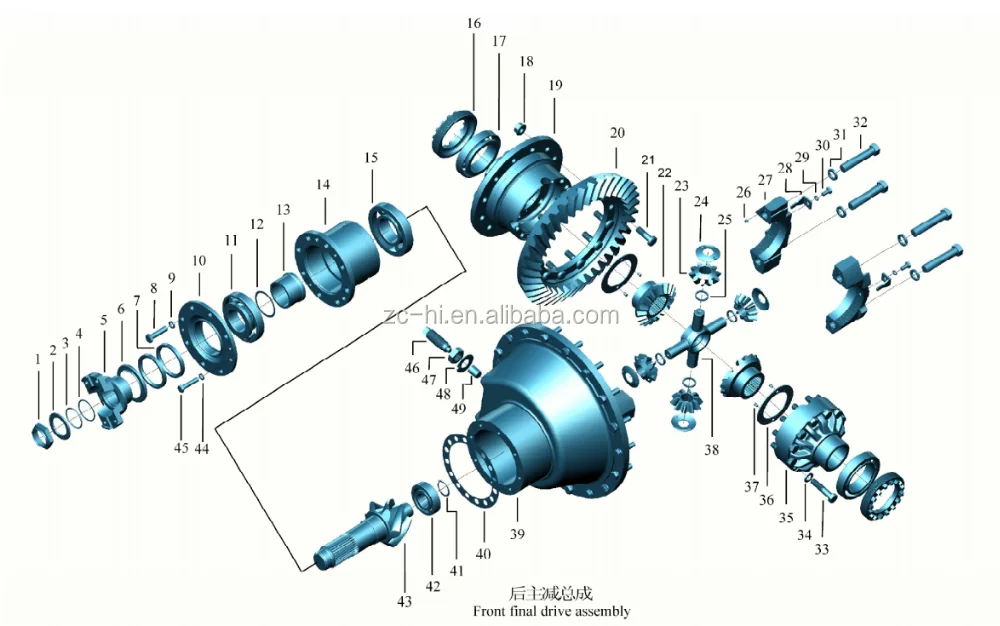 ZL60 ZL60D ZL60G Loader Drive Axle - Reliable Performance
